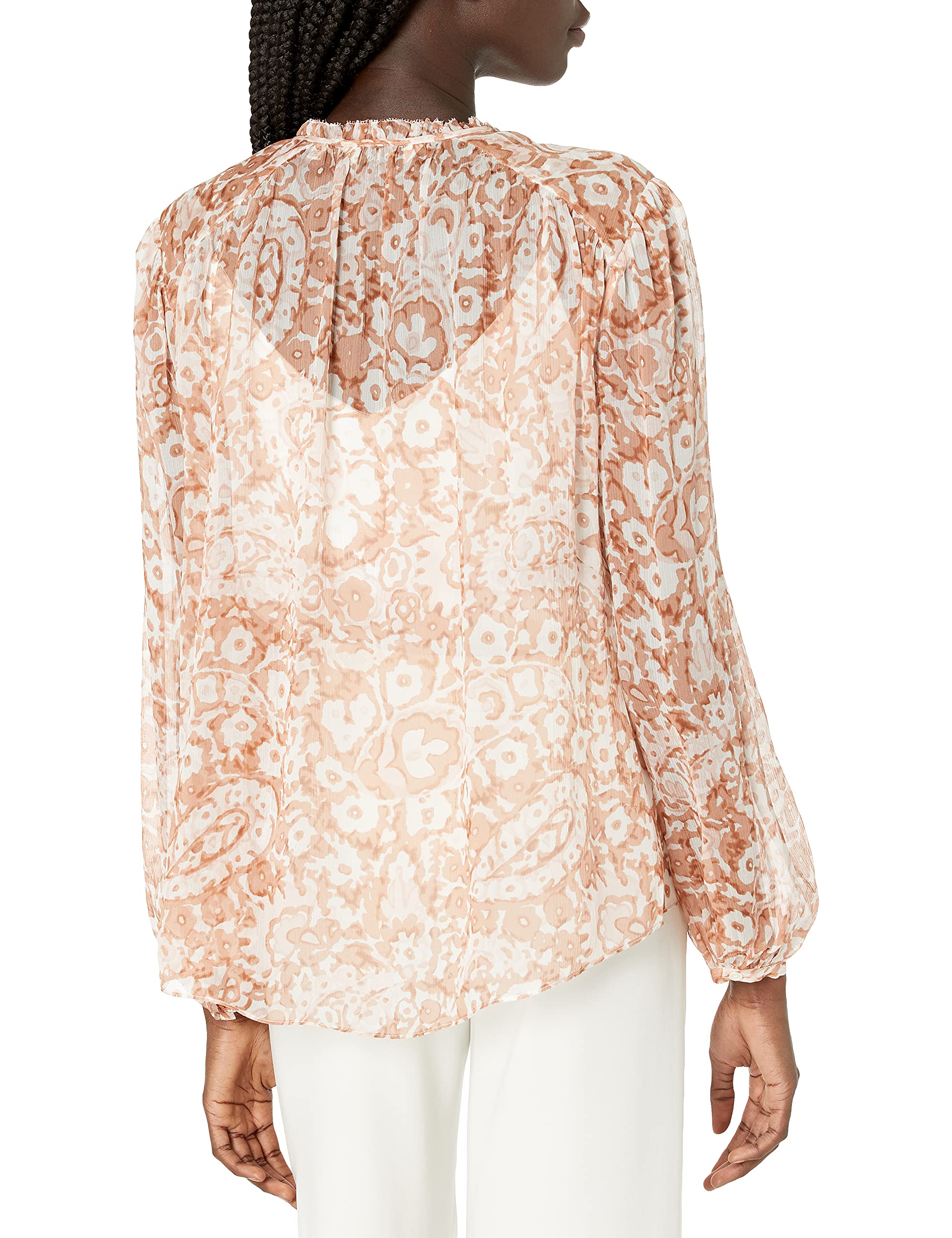 Joie Womens Women's Jindrah Top, Brushed Clay, XXS