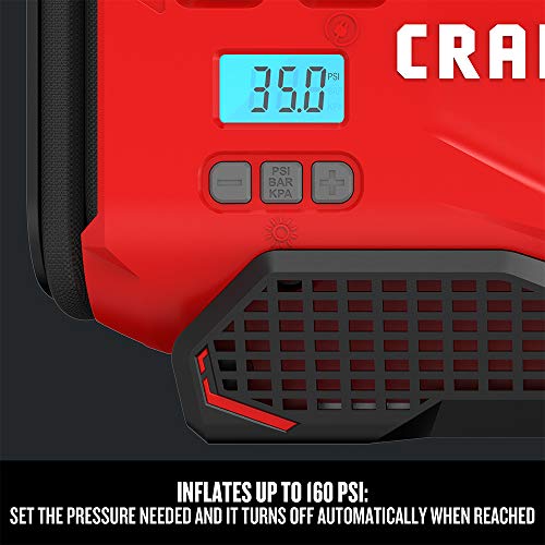 CRAFTSMAN V20 Inflator, Tool Only (CMCE520B) , Red
