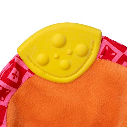 Nuby Teether Tugz Plush Silicone Teething Toy - Baby Teething Toy - 3+ Months - Bee