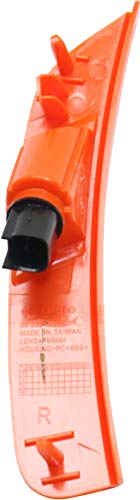 EVAN FISCHER Front Side Marker Compatible with 2017-2019 Chrysler Pacifica With bulbs Passenger Side