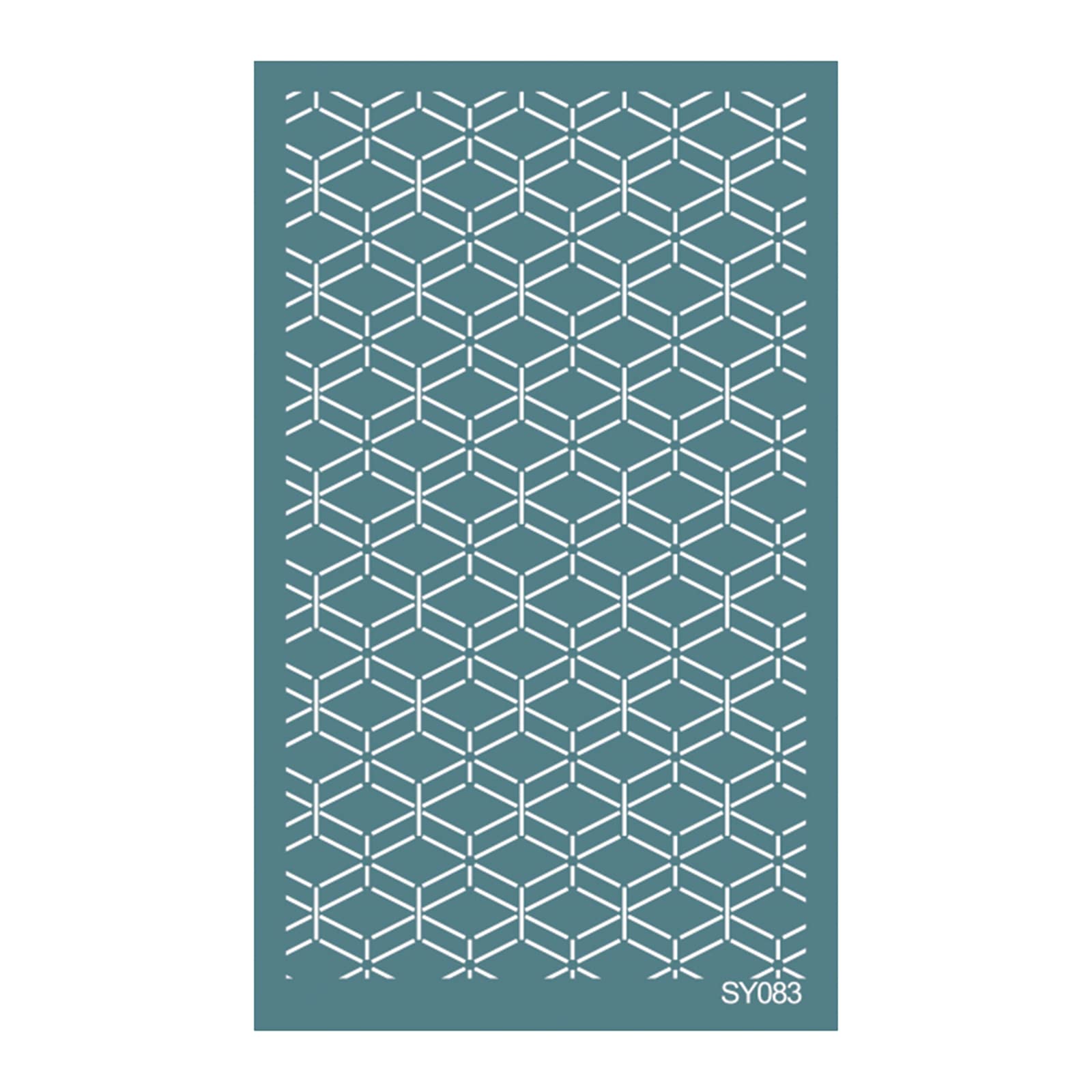 Clay Stencils Flower Style Non Adhesive Silk Screen Printing Stencils Reusable Mesh Stencils Transfer for Earring Making