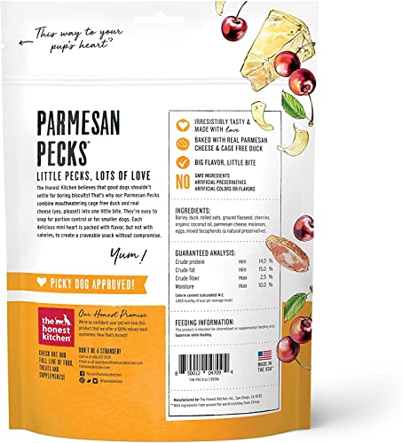 Aurora Pet Variety Pack (3) The Honest Kitchen Parmesan Pecks Dog Treats (Beef, Chicken, Duck) with AuroraPet Wipes