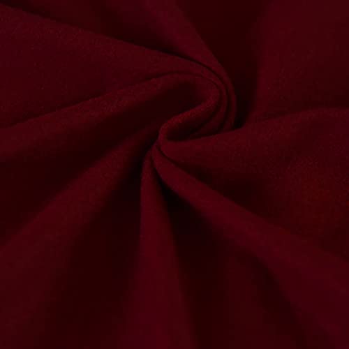 Easy-Going 2 Pieces Microfiber Stretch Chair Slipcover β Spandex Soft Fitted Sofa Couch Cover Washable Furniture Protector with Elastic Bottom Kids Pet Wine