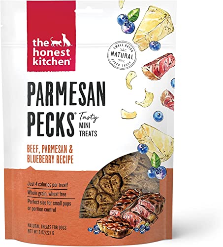 Aurora Pet Variety Pack (3) The Honest Kitchen Parmesan Pecks Dog Treats (Beef, Chicken, Duck) with AuroraPet Wipes