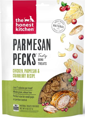 Aurora Pet Variety Pack (3) The Honest Kitchen Parmesan Pecks Dog Treats (Beef, Chicken, Duck) with AuroraPet Wipes
