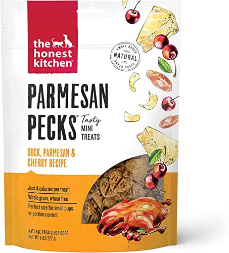 Aurora Pet Variety Pack (3) The Honest Kitchen Parmesan Pecks Dog Treats (Beef, Chicken, Duck) with AuroraPet Wipes