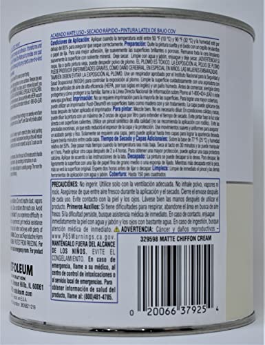 Rust-Oleum Chalked Ultra Matte Chiffon Cream Water-Based Chalk Paint 30 oz.