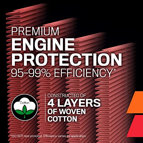 K&N Engine Air Filter: Reusable, Clean Every 75,000 Miles, Washable, Premium, Replacement Car Air Filter: Compatible with 2017-2019 Chrysler Pacifica, 33-5061