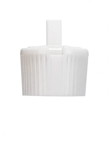 Natural Farms 4 oz Clear Cosmo BPA FREE Bottles - 12 Pack Empty Refillable Containers - Essential Oils - Hair - Aromatherapy | White Spout Cap - Made in the USA