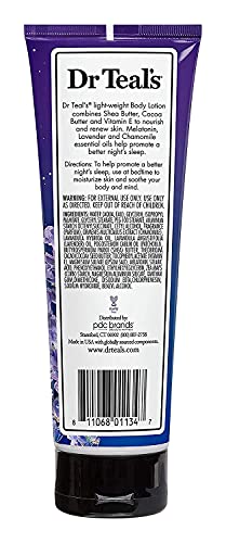 Dr Teal's Foaming Bath and Lotion Mothers Day Gift Set (2 Pack, 42oz Total) - 34oz Relax & Relief Eucalyptus & Spearmint Foaming Bath, 8oz Nighttime Therapy Melatonin Body Lotion - at Home Spa Kit
