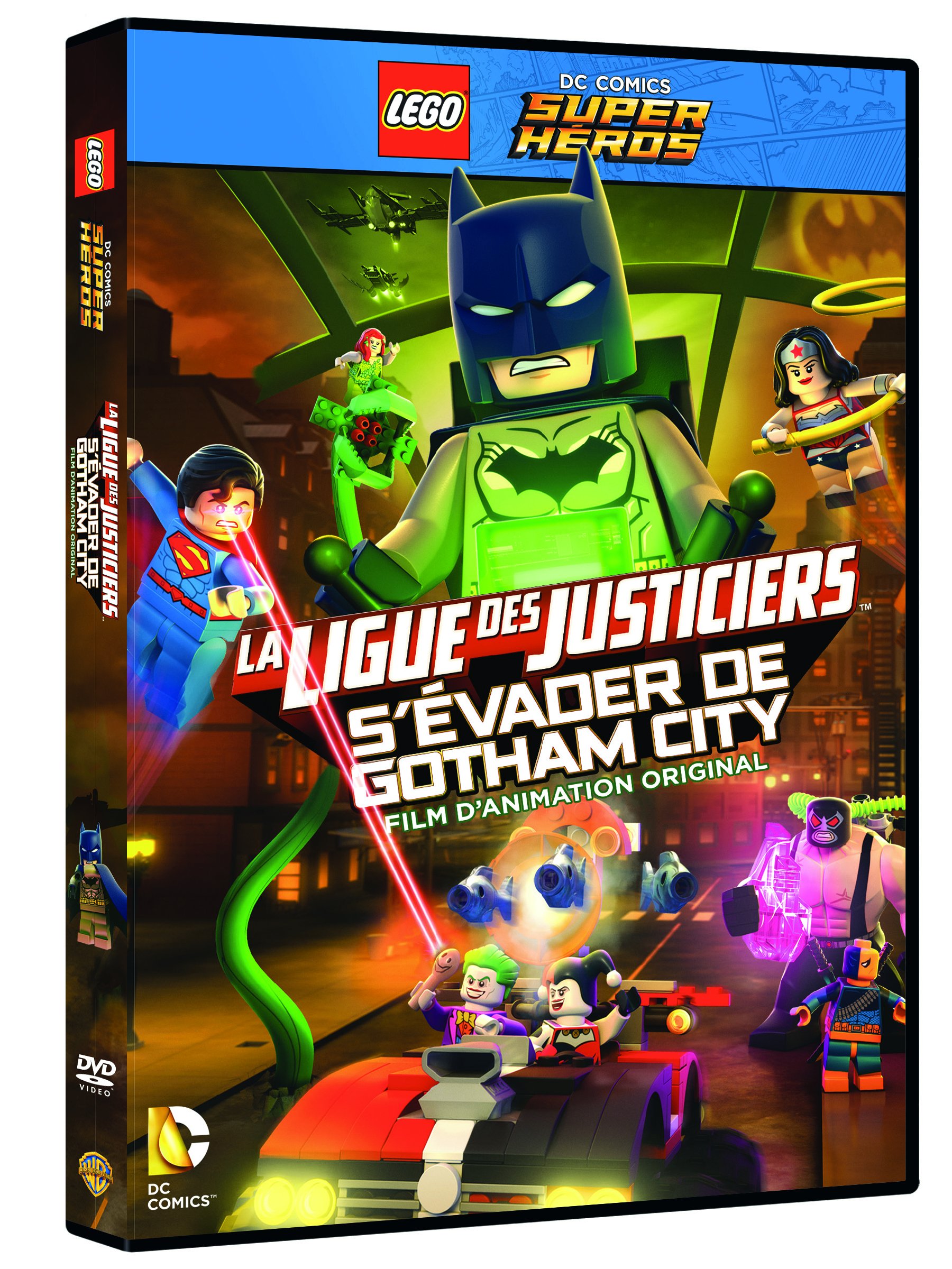 Lego la ligue des justiciers : s'évader de gotham city DVD NEUF