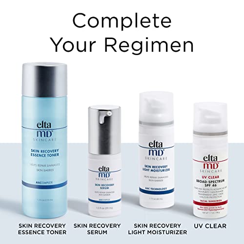 EltaMD Skin Recovery Lightweight Face Moisturizer For Women, Soothing Redness Relief Face Moisturizer, Hydrates And Calms Sensitive Skin Types, Dermatologist Tested Facial Moisturizer, 1.7 oz Pump