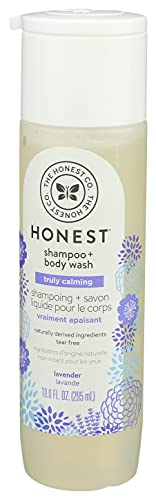 Honest Truly Calming Shampoo And Body Wash - Dreamy Lavender Kids Shampoo and Body Wash 10 oz