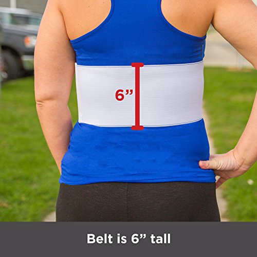 BraceAbility Rib Injury Binder Belt | Women's Rib Cage Protector Wrap for Sore or Bruised Ribs Support, Sternum Injuries, Pulled Muscle Pain and Strain Treatment (Female - Fits 34β-60β Chest)