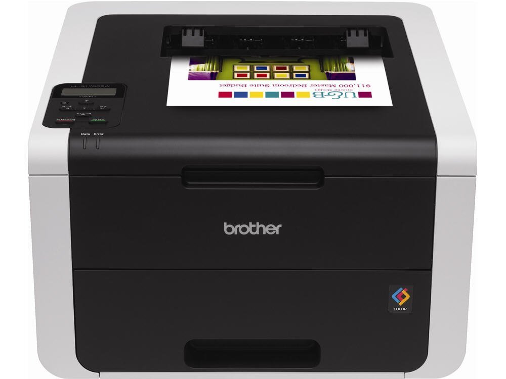 Brother HL-3170CDW Digital Color Printer with Wireless Networking and Duplex, Amazon Dash Replenishment Ready