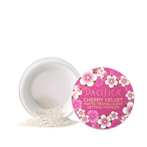 Pacifica Cherry Velvet Matte Setting Translucent Powder Women, White, 0.45 Oz