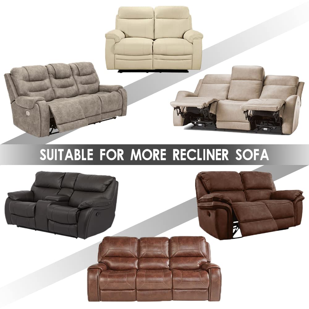 RBSC Home Recliner Sofa Covers 30 Inch Waterproof Slipcovers for Reclining Sofas (Beige, 31" Middle)