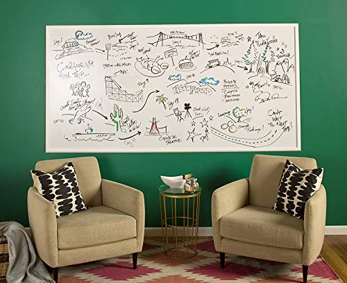 Rust-Oleum 241140-2PK Specialty Dry Erase Brush-On Paint Kit, White, 2 Pack
