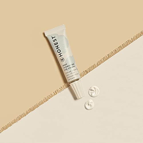 Honest Beauty Deep Hydration Eye Cream with Hyaluronic Acid + Chamomile & Calendula | EWG Certified + Dermatologist Tested + Hypoallergenic & Cruelty Free | 0.5 fl. oz.