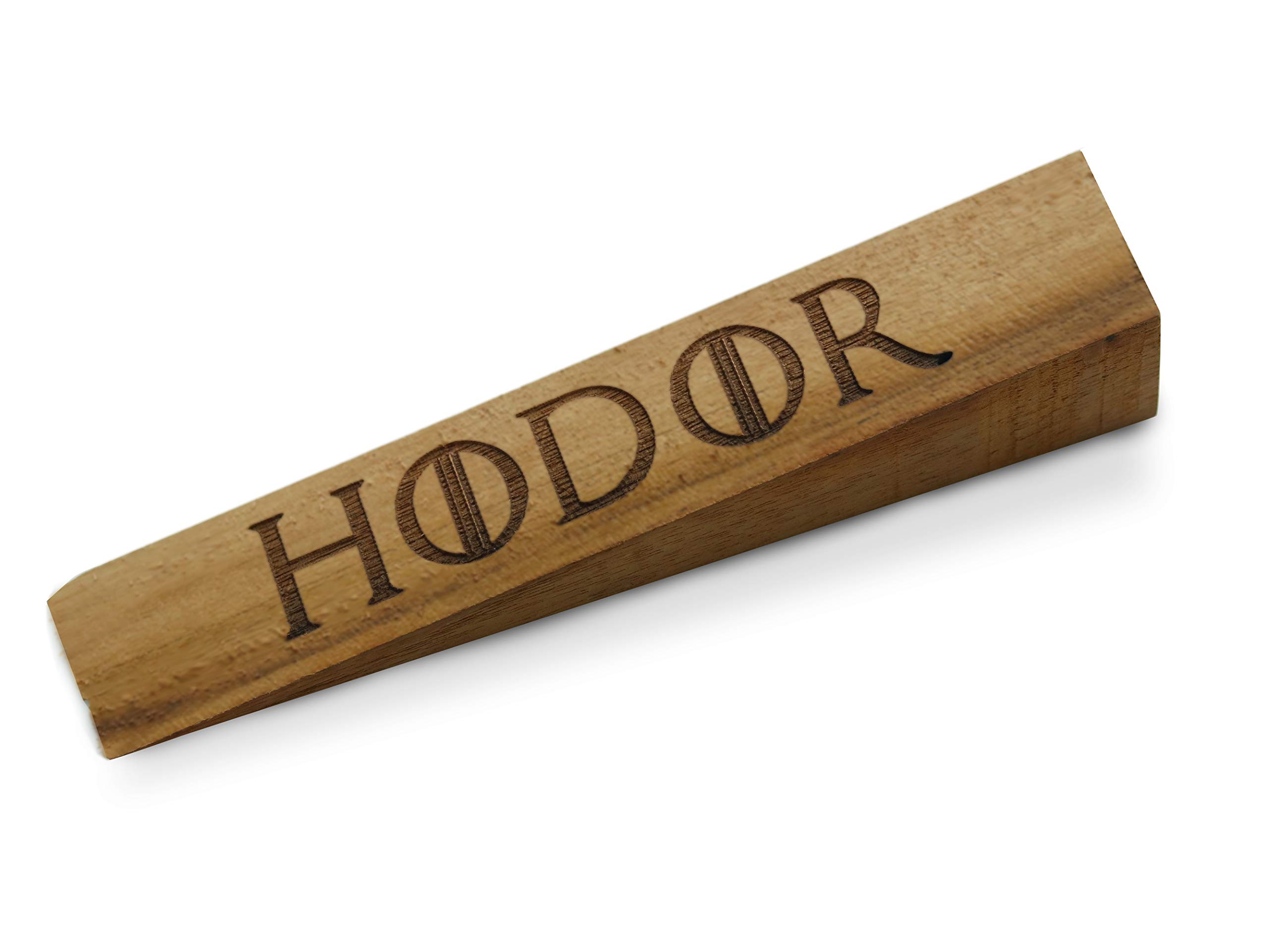 Door Stopper - Wooden Hodor Door Stopper | Door Stopper Wedge for Floor | Wooden Chocks Door Stop Wedger | Solid Teak Wood Door Stops for All Home Office Surface -7.5 X 1.5 Inches