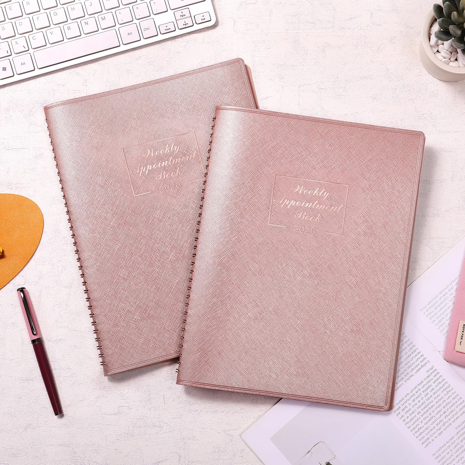 2023 Weekly Appointment Book - Daily Hourly Planner 2023, January 2023- December 2023, 8.4" x 10.6", 15-Minute Interval, Flexible Soft Cover, Twin-Wire Binding, Perfect for Your Life