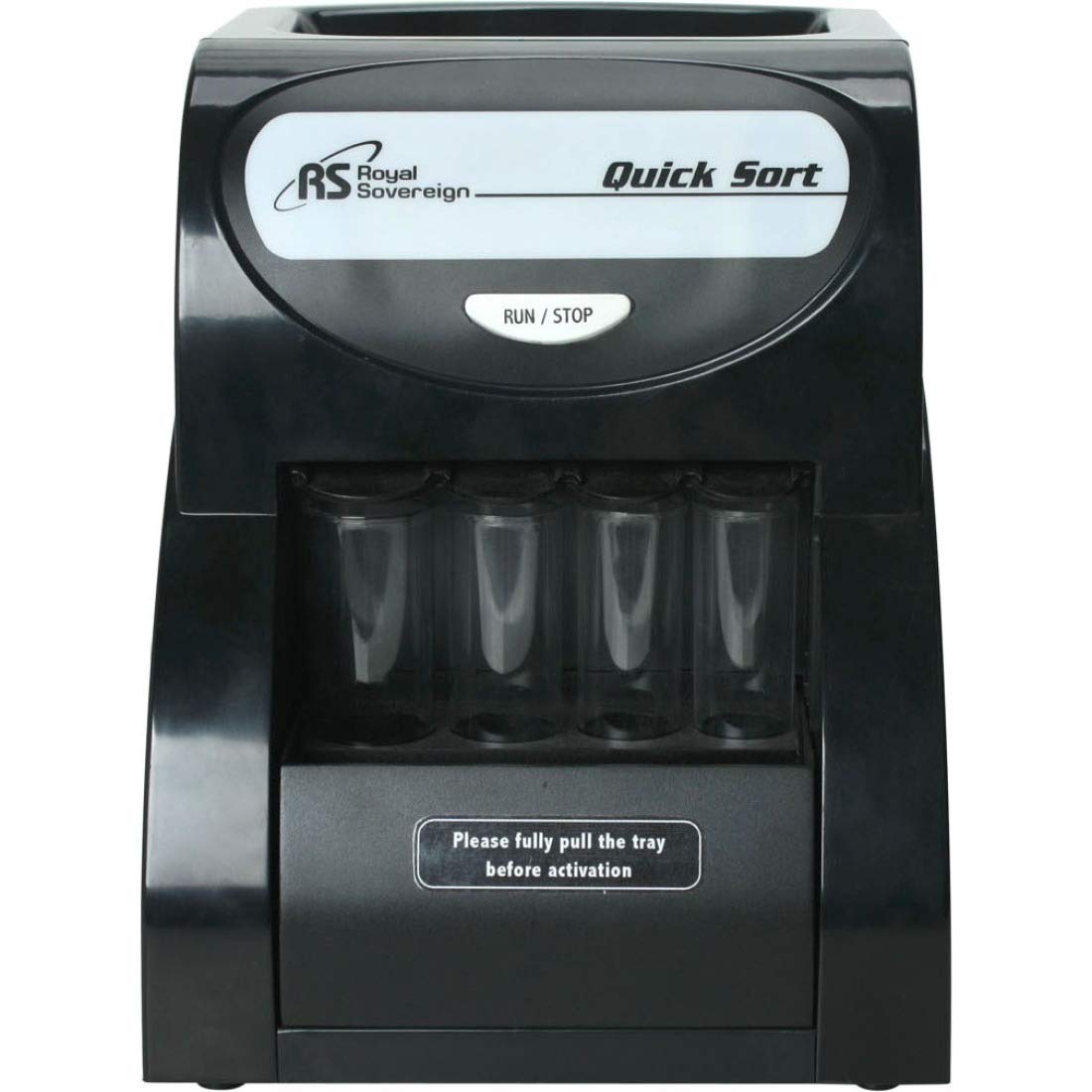 Royal Sovereign Electric Coin Sorter/Counter, Patented Anti-Jam Technology, 1 Row of Coin Counting (QS-2AN)