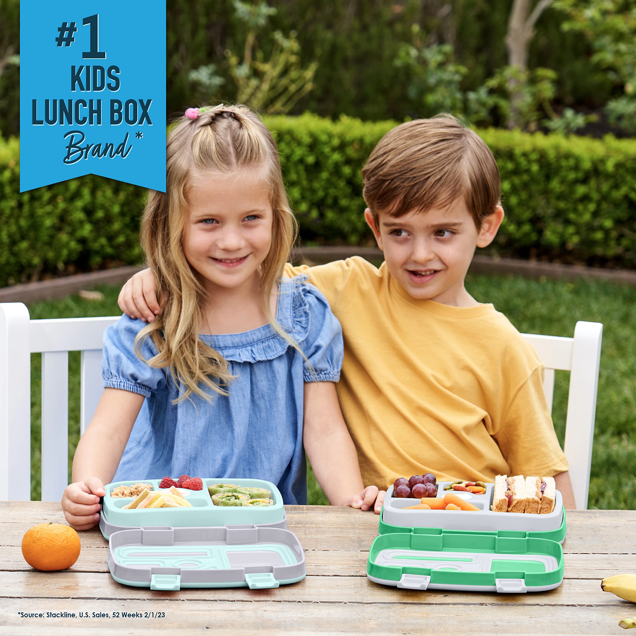 Bentgo® Kids 14” Backpack Set With Kids Prints Lunch Box (Bug Buddies)