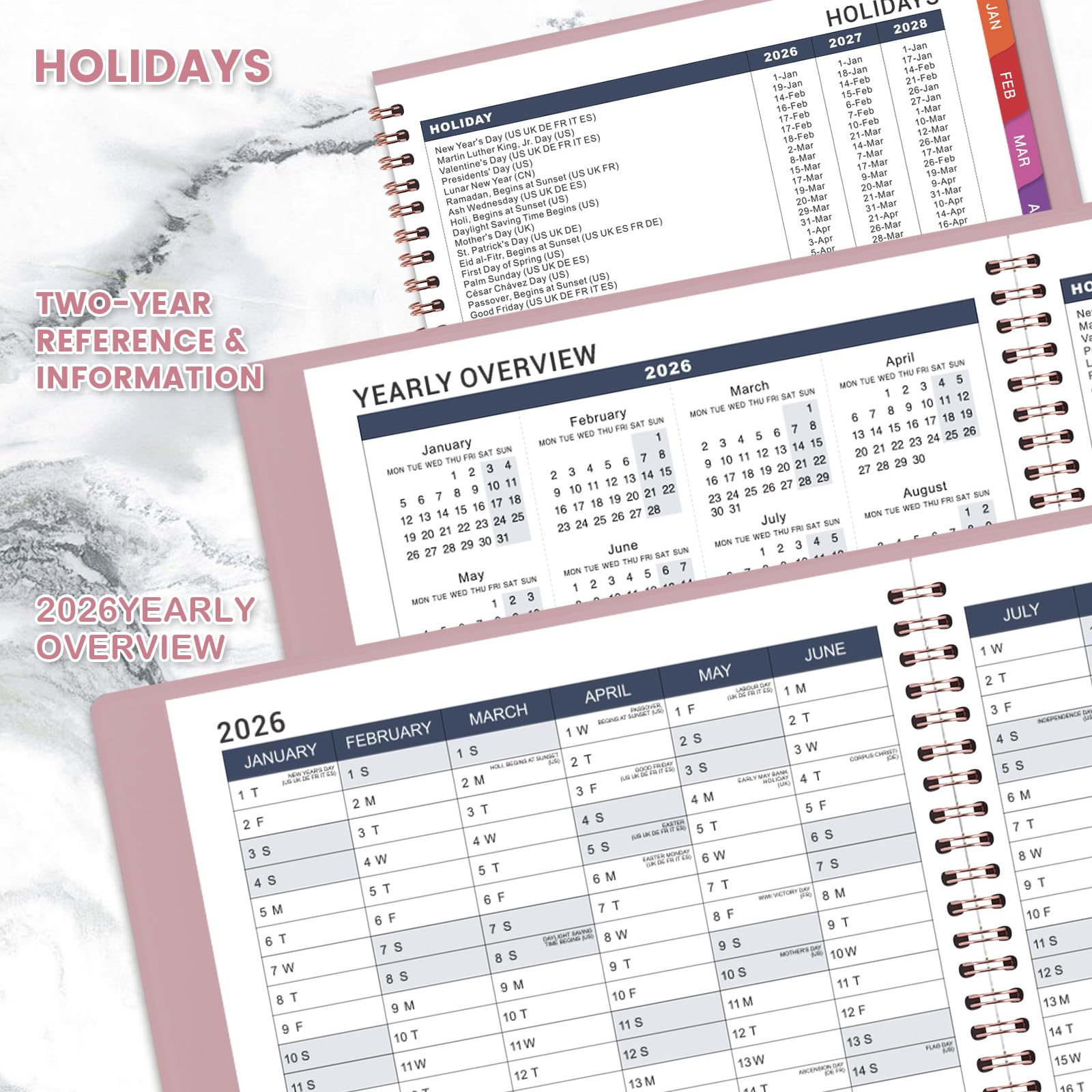 2023 Weekly Appointment Book - Daily Hourly Planner 2023, January 2023- December 2023, 8.4" x 10.6", 15-Minute Interval, Flexible Soft Cover, Twin-Wire Binding, Perfect for Your Life