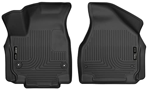 Husky Liners Weatherbeater | Fits 2017 - 20 Chrysler Pacifica and 2021 Chrysler Pacifica Touring models only (standard and Hybrid). Front Floor Liners, Black