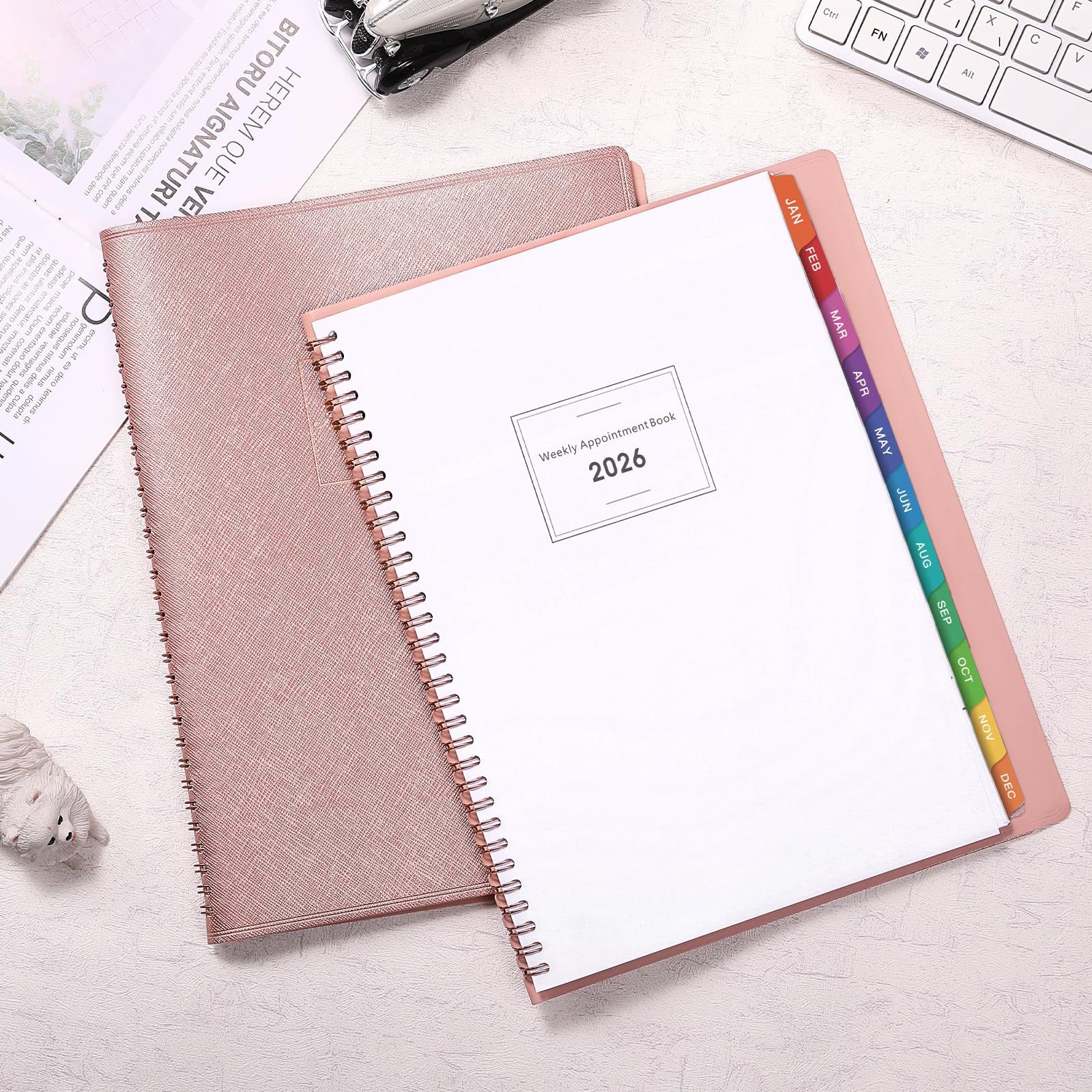 2023 Weekly Appointment Book - Daily Hourly Planner 2023, January 2023- December 2023, 8.4" x 10.6", 15-Minute Interval, Flexible Soft Cover, Twin-Wire Binding, Perfect for Your Life