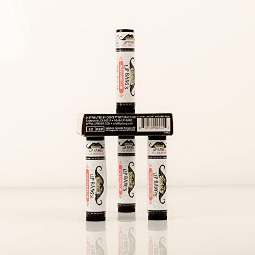 Doctor Lip Bang's Super Moisturizing Lip Balm | 4 Pack | Watermelon| ALL NATURAL & CRUELTY FREE | 100% VEGAN | FOR DRY & CRACKED LIPS