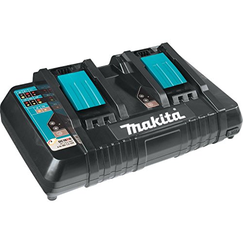Makita BL1850B2DC2 18V LXT® Lithium-Ion Battery and Dual Port Charger Starter Pack (5.0Ah)