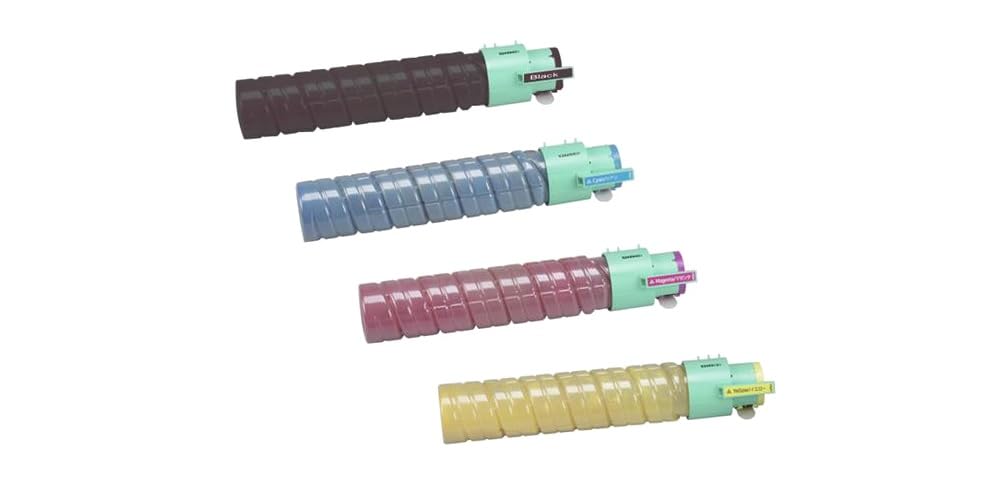 Ricoh AFICIO SP C430A C430DN High Yield Toner Bundle Set 821105, 821106, 821107, 821108, BCYM Sealed in Retail Packagin