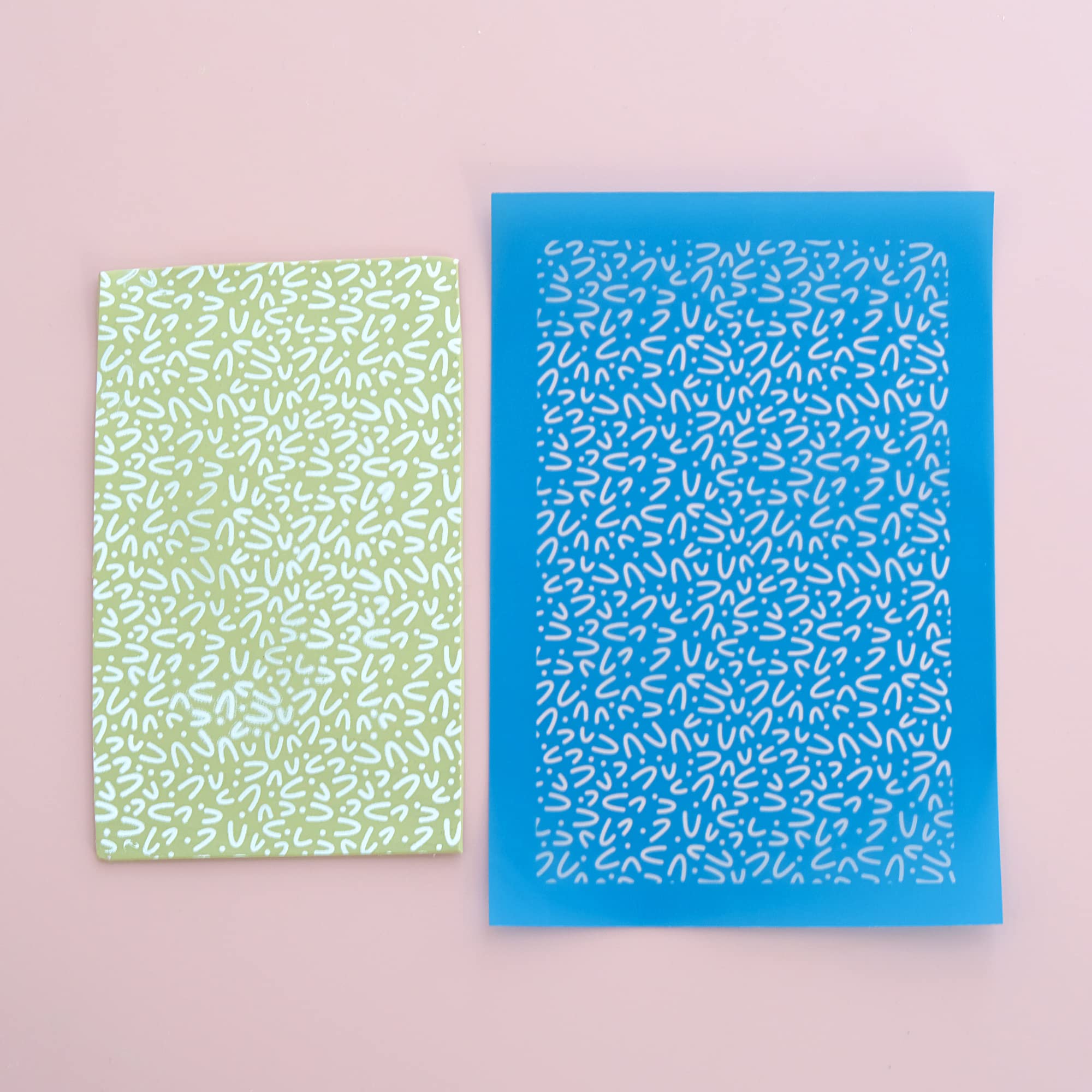 Dacmern Silk Screen for Polymer Clay, Silk Screen Stencils Reusable for Polymer Clay Earrings, Silkscreens for Clay Jewelry, Texture Sheets for Polymer Clay, Dot Print Polymer Clay Stencils