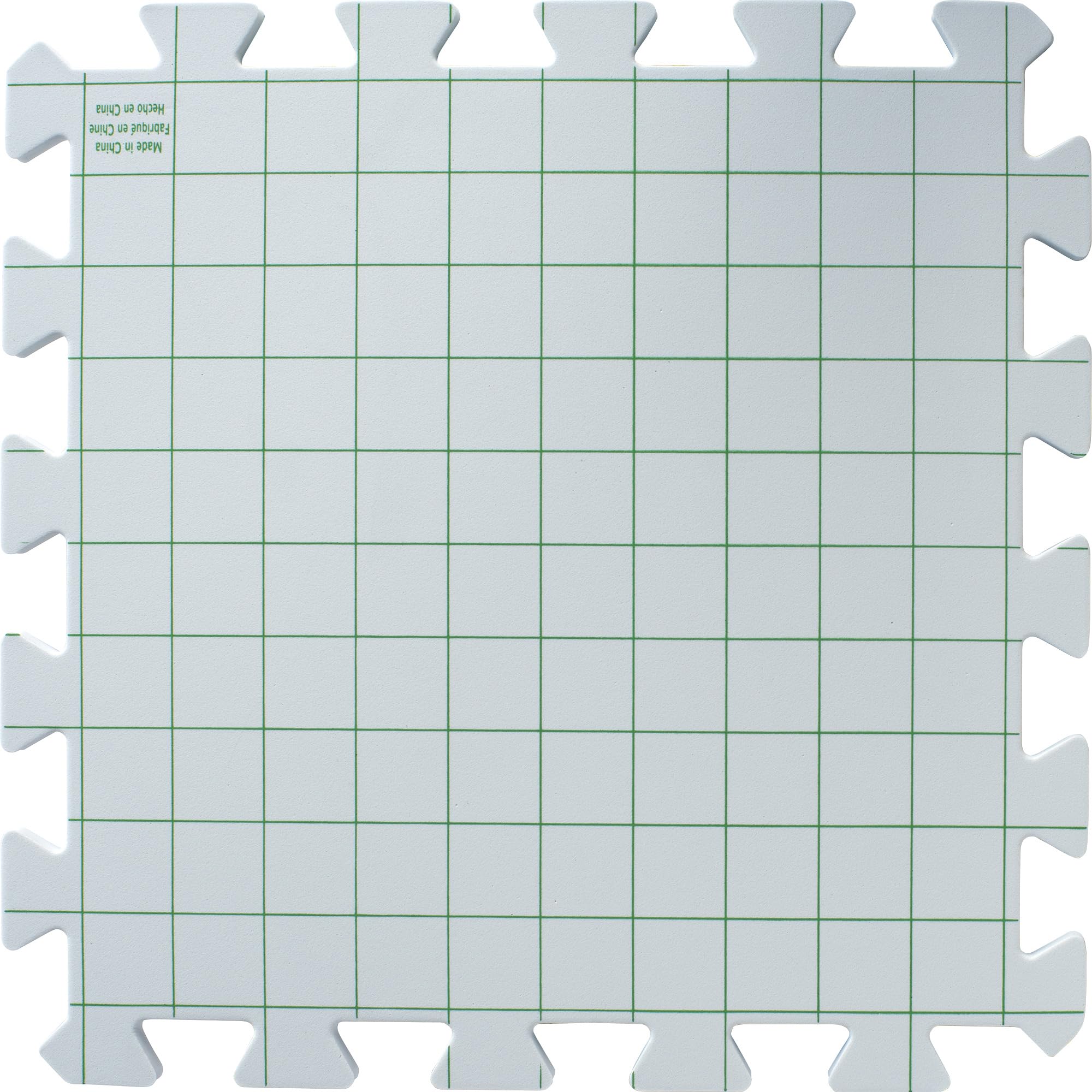 Boye Interlocking Needlepoint, Knitting, and Crochet Blocking Boards, 12'' W x 12'' L, 4pc, Black
