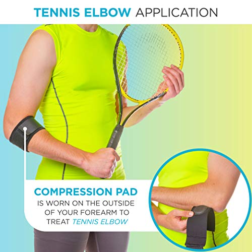 Counterforce Brace - Tendonitis Strap Support Band for Tennis & Golfers Elbow Pain