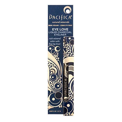 Pacifica Eye Love Liquid Charcoal Eyeliner - Black Women 0.02 oz