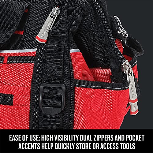 CRAFTSMAN VERSASTACK Zippered Tool Bag, 31 Pocket Organizer, Heavy Duty Tool Tote (CMST17622)