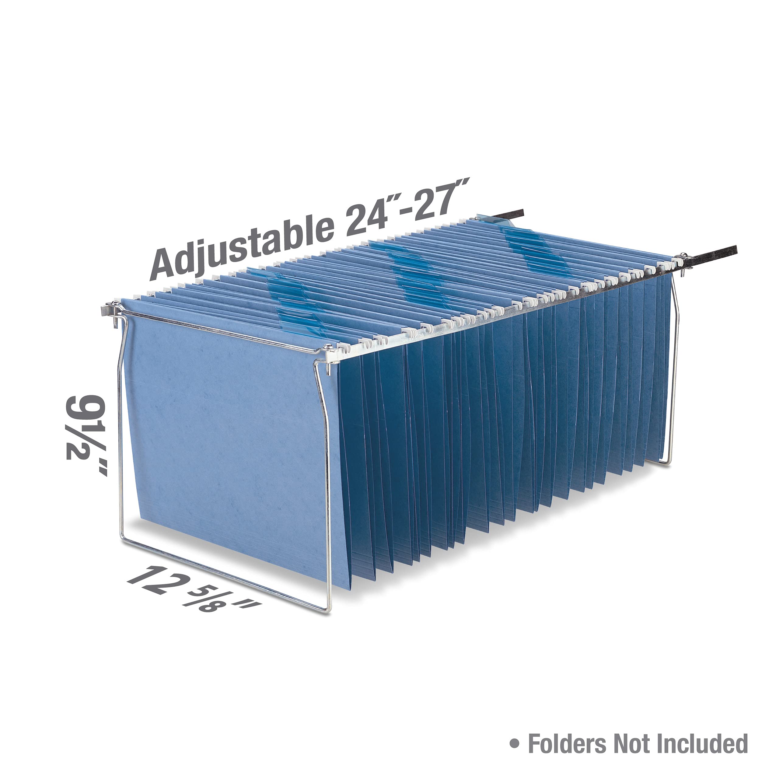 Officemate Hanging File Frames, Letter Size, Steel, 6 Pack (98620)