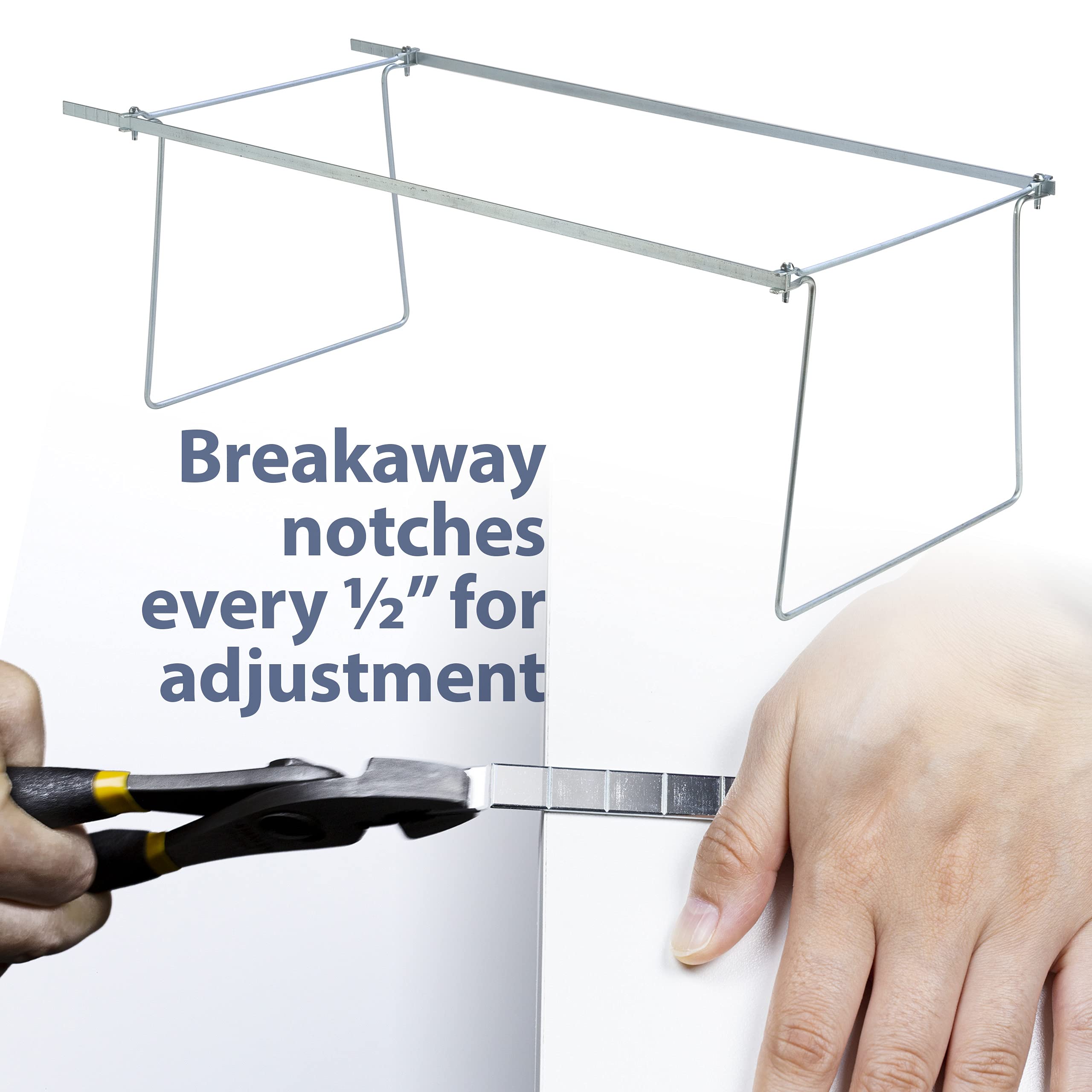Officemate Hanging File Frames, Letter Size, Steel, 6 Pack (98620)