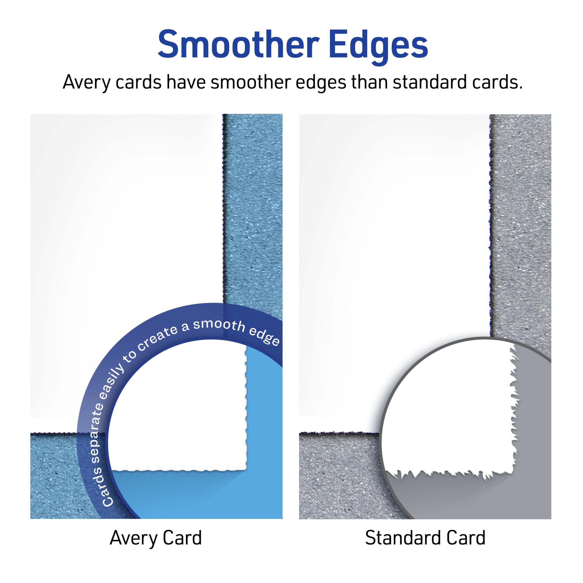 Avery Small Place Cards, Laser & Inkjet Printers, 150 Printable Cards, Textured (5011)
