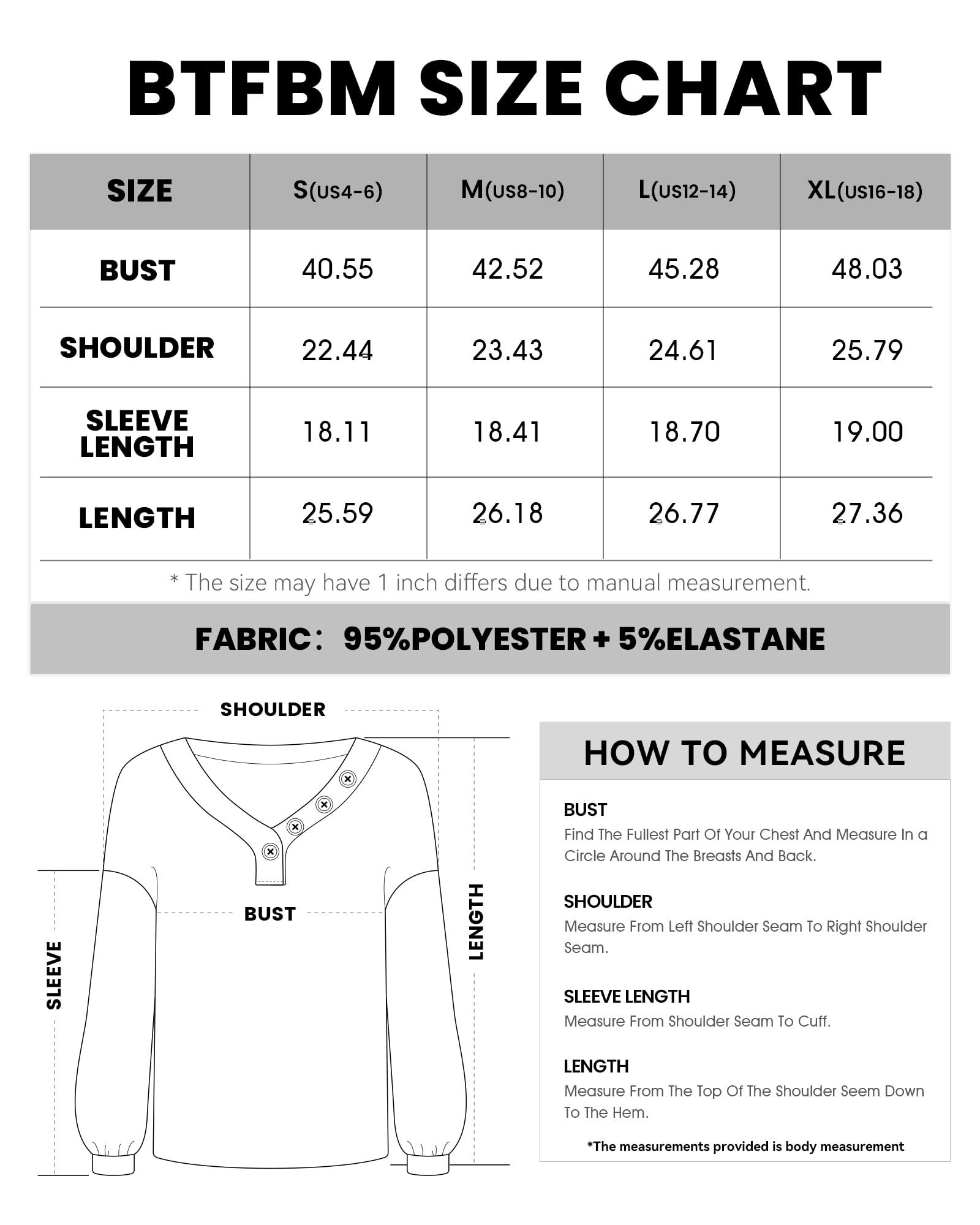 BTFBM Women Long Sleeve Shirts 2024 Fall Fashion V Neck Loose Casual Blouse Deco Button Lightweight Waffle Knit Pullover(Stripe Blue, Medium)