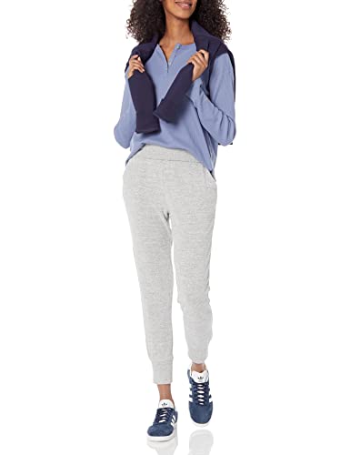 GAP Womens Long Sleeve Waffle Henley Shirt, Larkspur, Large US