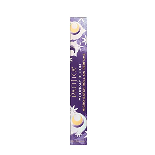Pacifica Beauty Moonray Bloom Rollerball Clean Fragrance Perfume, Made with Natural & Essential Oils, 0.33 Fl Oz | Vegan + Cruelty Free | Phthalate-Free, Paraben-Free | Travel Size