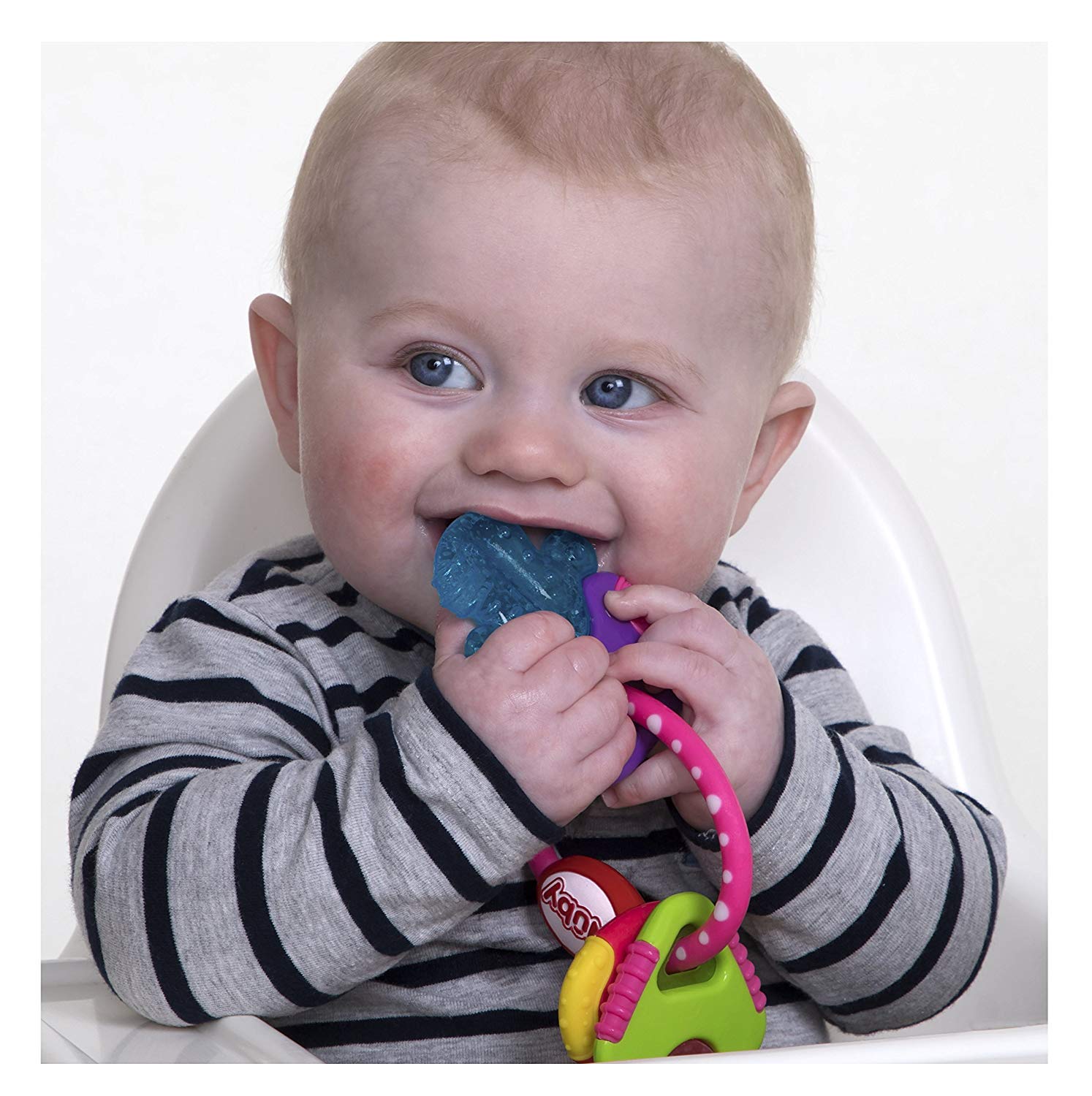 Nuby Ice Gel Teether Keys, 1 Count (Pack of 1)