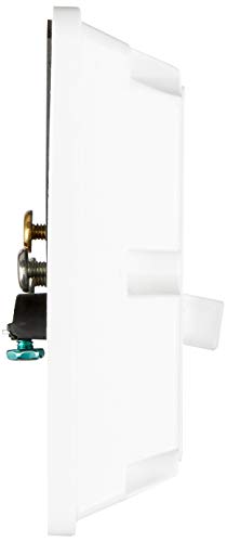 Leviton 21254-HW 20 Amp, 125 Volt, Industrial Series Extra Heavy Duty Hospital Grade, 4-In-1 Receptacle, Straight Blade, Grounding, White