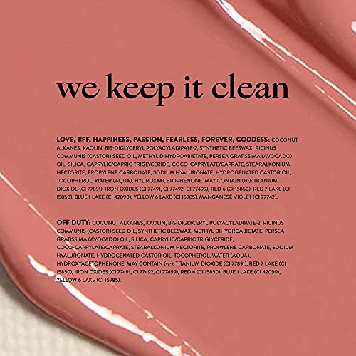 Honest Beauty Liquid Lipstick, Forever with Avocado oil + Hyaluronic Acid |Lasting Hydration | EWG Certified + Dermatologist tested & Vegan + Cruelty free | 0.12 fl. oz.
