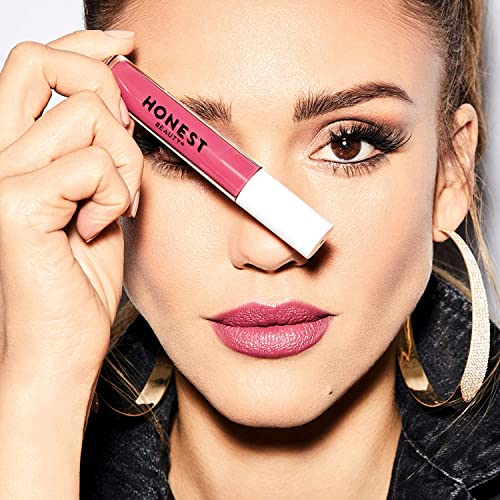 Honest Beauty Liquid Lipstick, Forever with Avocado oil + Hyaluronic Acid |Lasting Hydration | EWG Certified + Dermatologist tested & Vegan + Cruelty free | 0.12 fl. oz.