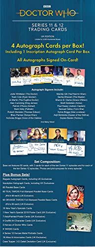 Rittenhouse Doctor Who Series 11 & 12 Trading Cards 2022 UK Edition Hobby Box 24 Packs