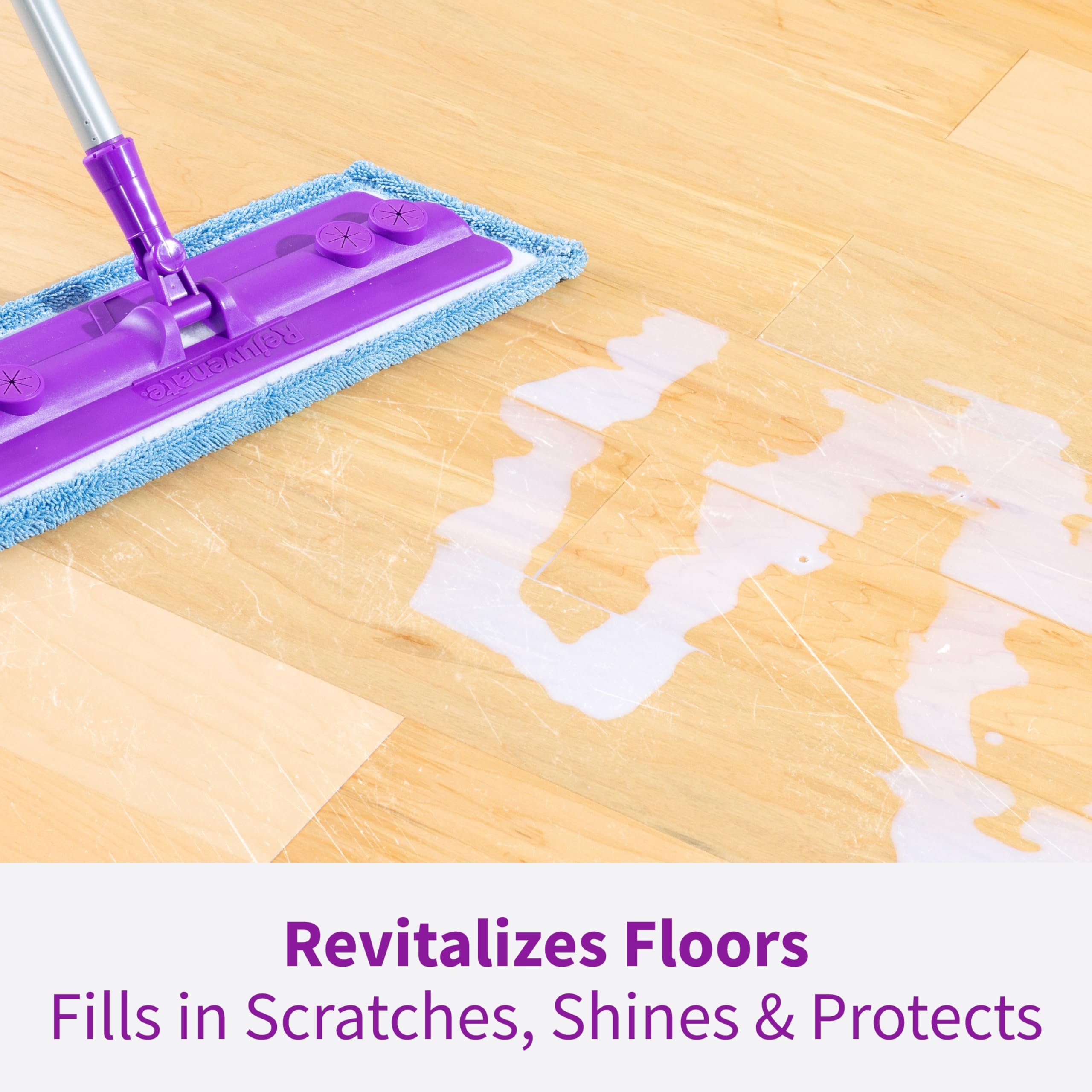 Rejuvenate All Floors Restorer and Polish Fills in Scratches Protects & Restores Shine No Sanding Required (32 oz)